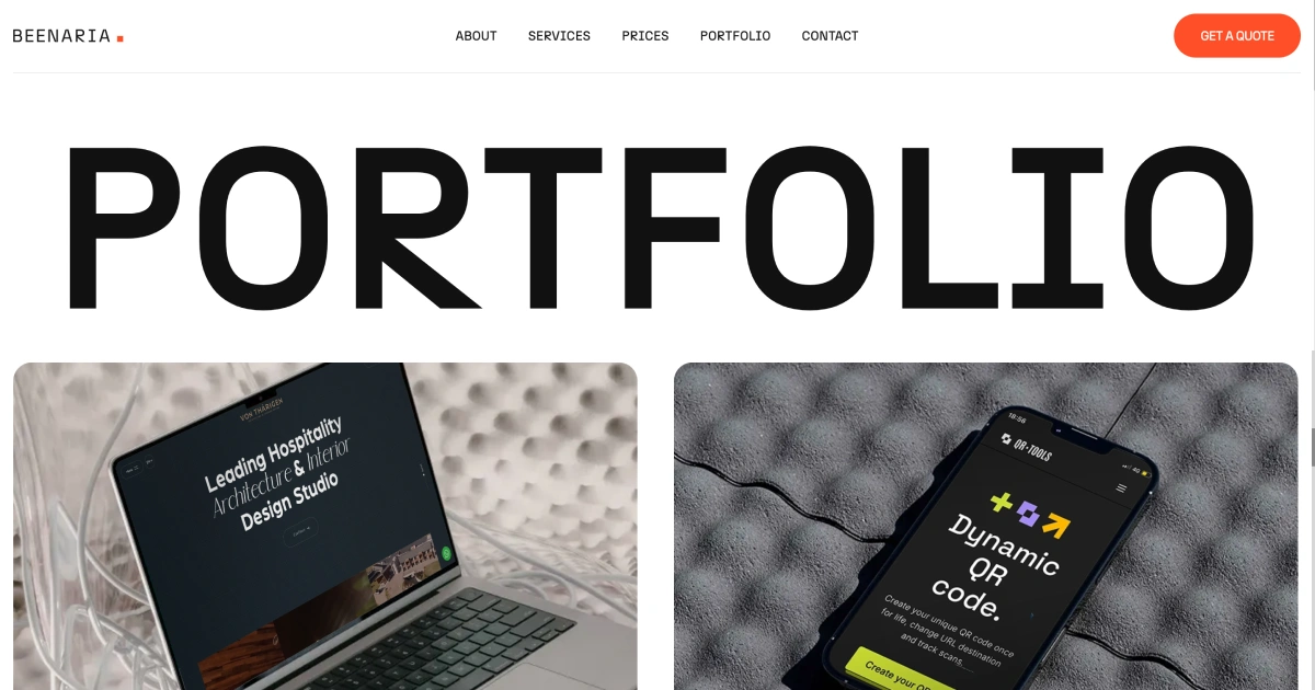Web Design Portfolio | Trusted by 500+ Clients - Beenaria